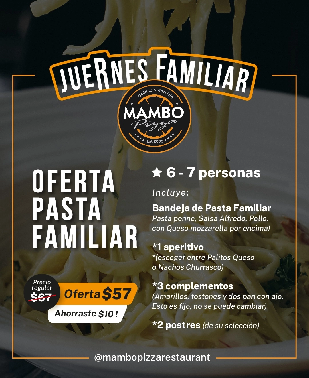 Mambo Restaurant - Menu